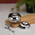 Sumeet Stainless Steel Ghee and Oil Pot, Storage Container with Spoon ...