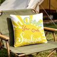 Campus Themed Pillow Cover, Letter Printed Decorative Throw Pillowcase ...