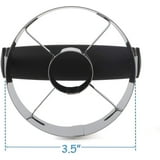 HULISEN, Donut Cutter, 3.5" Stainless Steel, Soft Grip Handle - Walmart.com