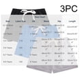 Boys Girls 12M-9Y 3-Piece Solid Color Cotton Shorts, Elastic Waist ...