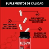 TES70 Suplemento Alimenticio Vitaminas para Hombres - 180 cápsulas ...