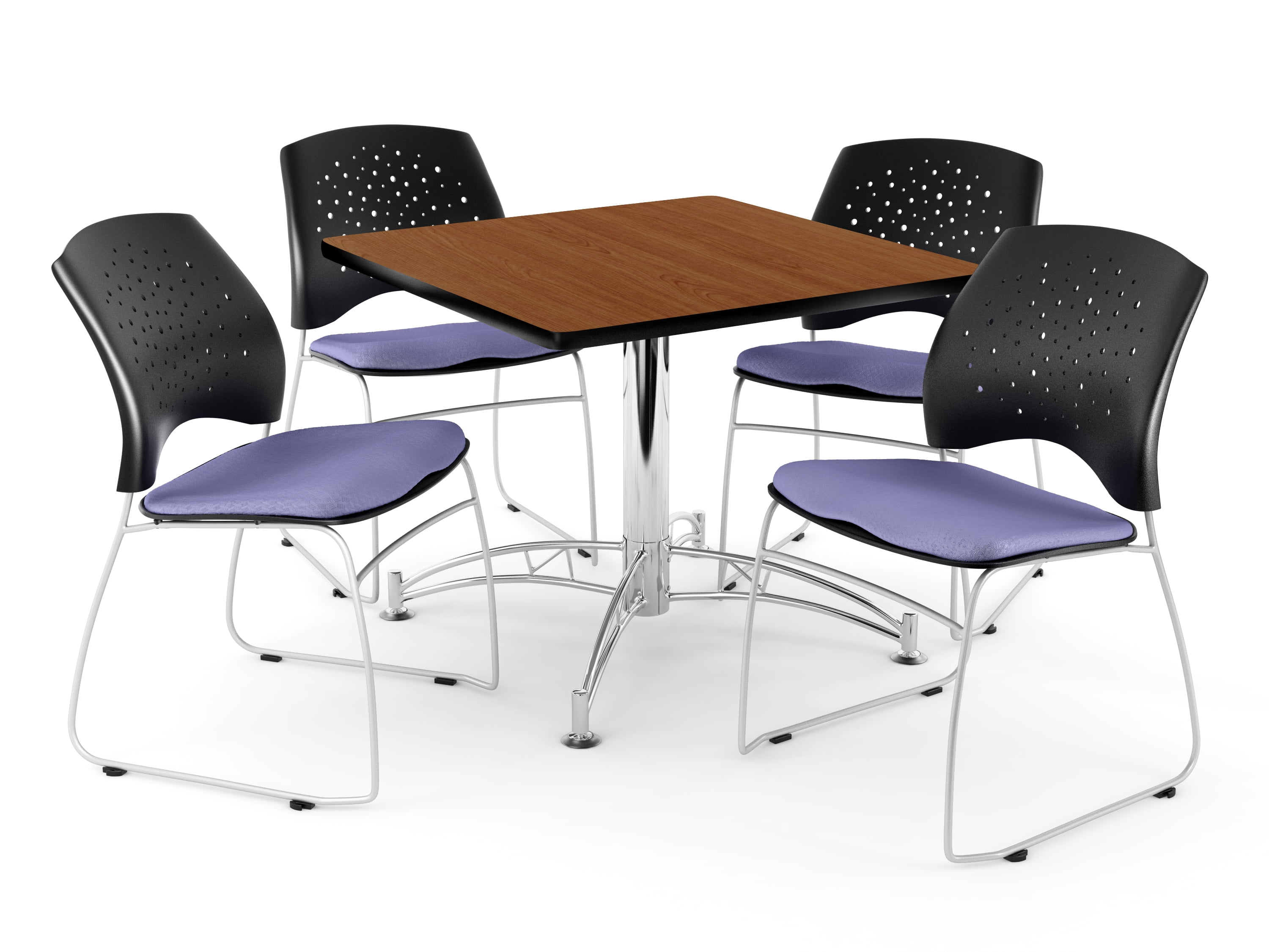 OFM Core Collection Breakroom Bundle, 36" Square Multi-purpose Table in ...