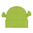 Seven Times Six Shrek Costume Beanie, Green Ogre Face Knit Hat with 3D ...