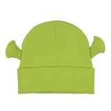 Seven Times Six Shrek Costume Beanie, Green Ogre Face Knit Hat with 3D ...