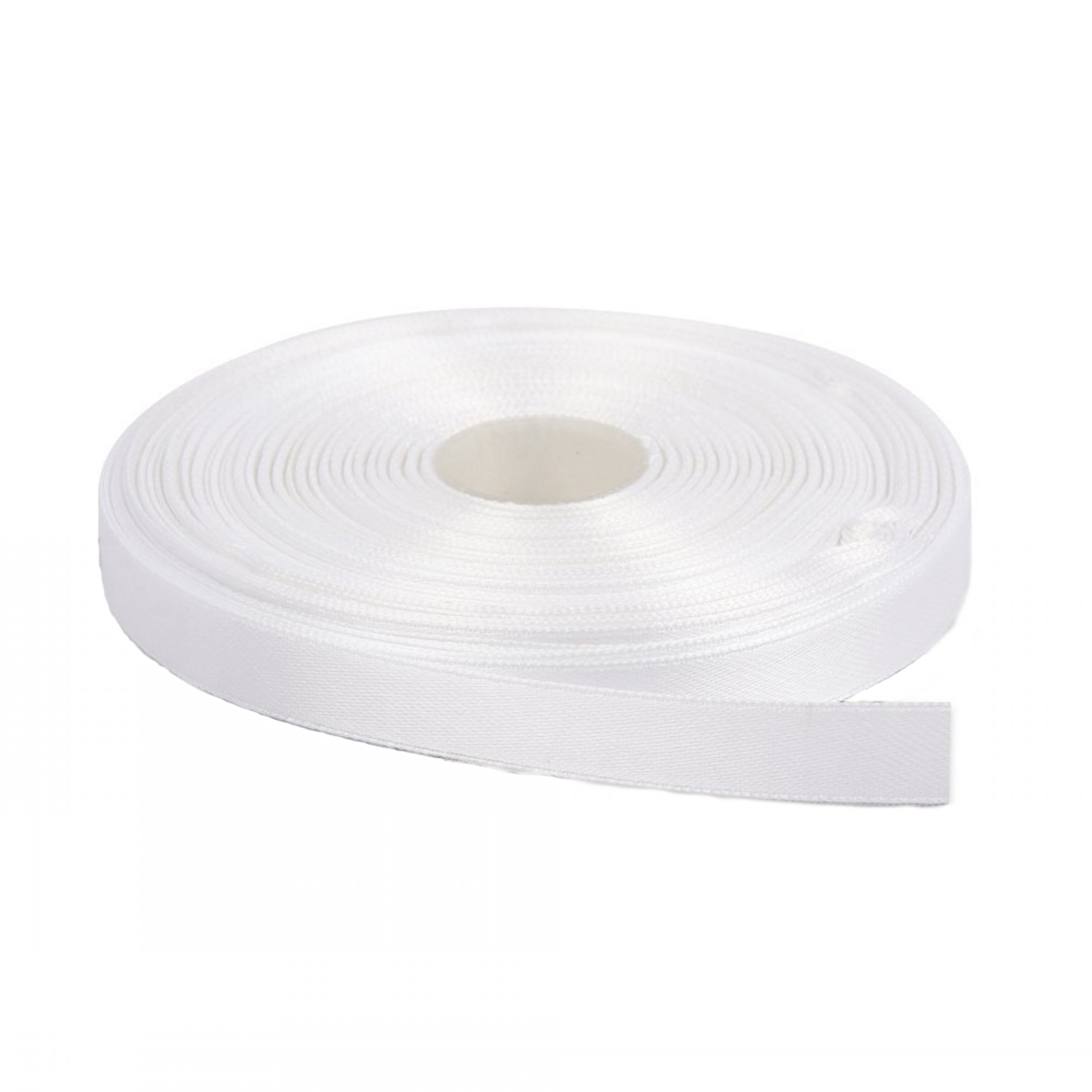 White Solid Color 3/8-Inch Straight Edge Ribbon, 100-Yards - Walmart.com