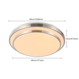 50W Ceiling Mount Round Ceiling Light, Ceiling Lamp, Dimmable LED ...