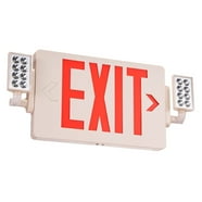 LEONLITE 12-Pack Wet Location LED Exit Sign, Weatherproof Outdoor ...