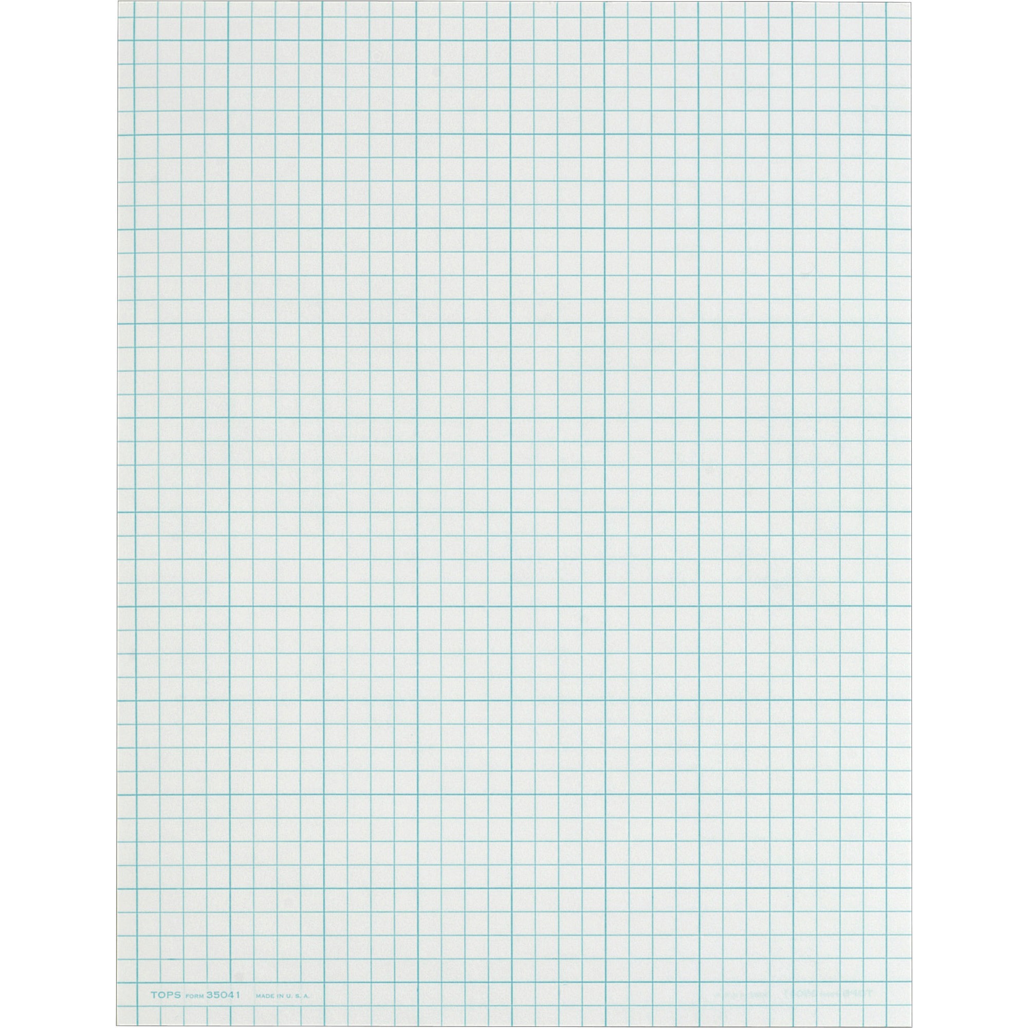Cross Section Pads, Cross-Section Quadrille Rule (4 Sq/in, 1 Sq/in), 50 ...