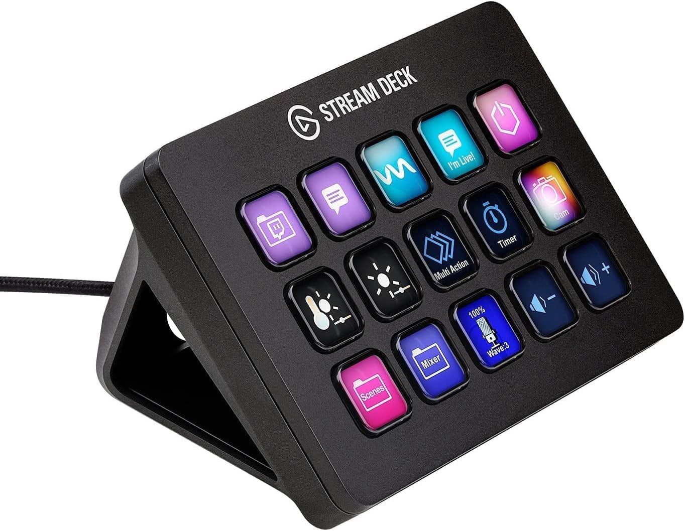 HISH Stream Deck MK.2 – Studio Controller, 15 macro keys, trigger ...