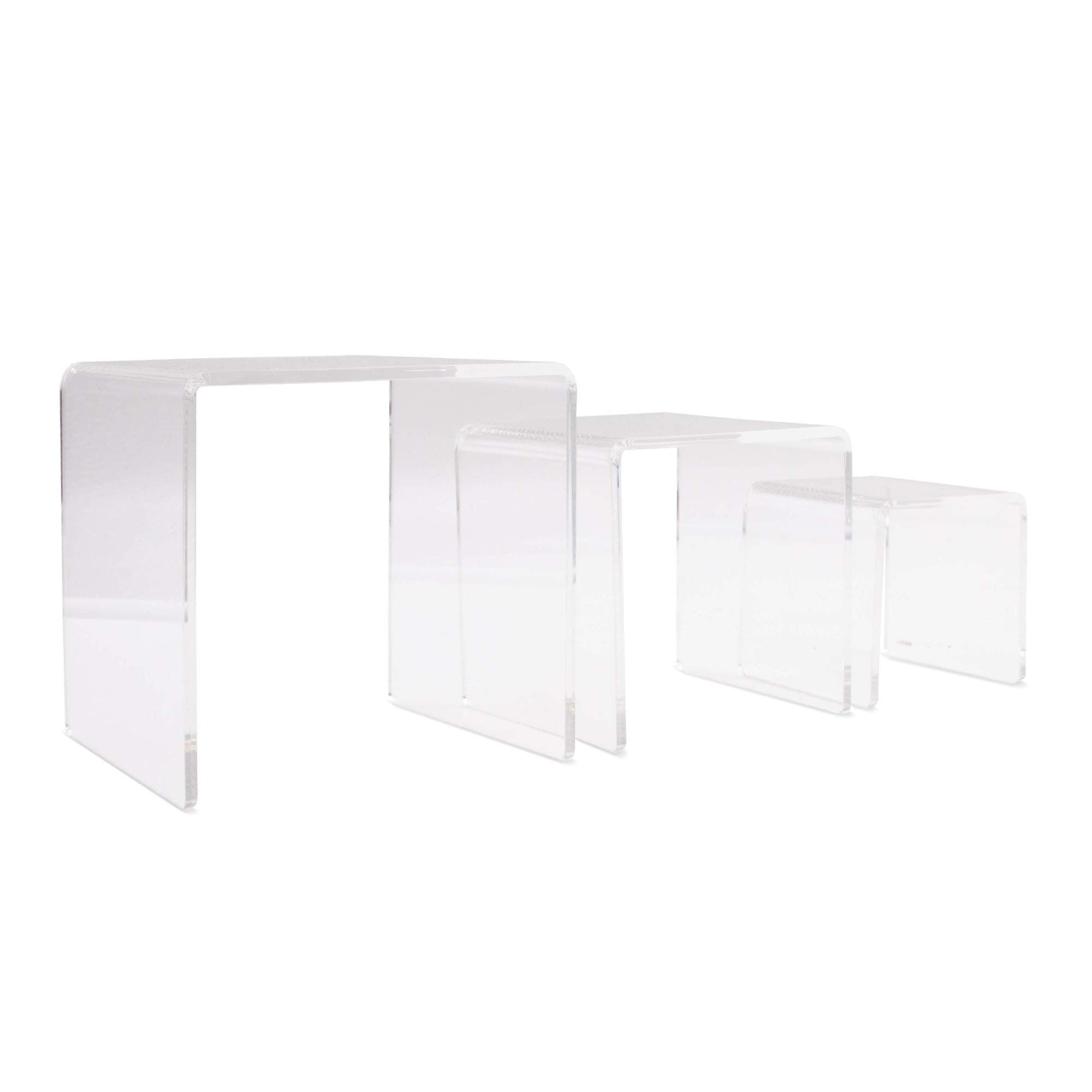 Buy Photo Booth Frames Acrylic Riser Display Stands - 3 Pieces- Clear ...