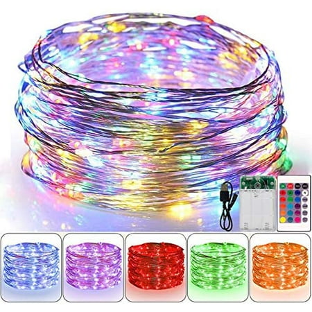 Fairy Lights Battery Operated-16 Colors Changing Fairy Lights-26Ft ...