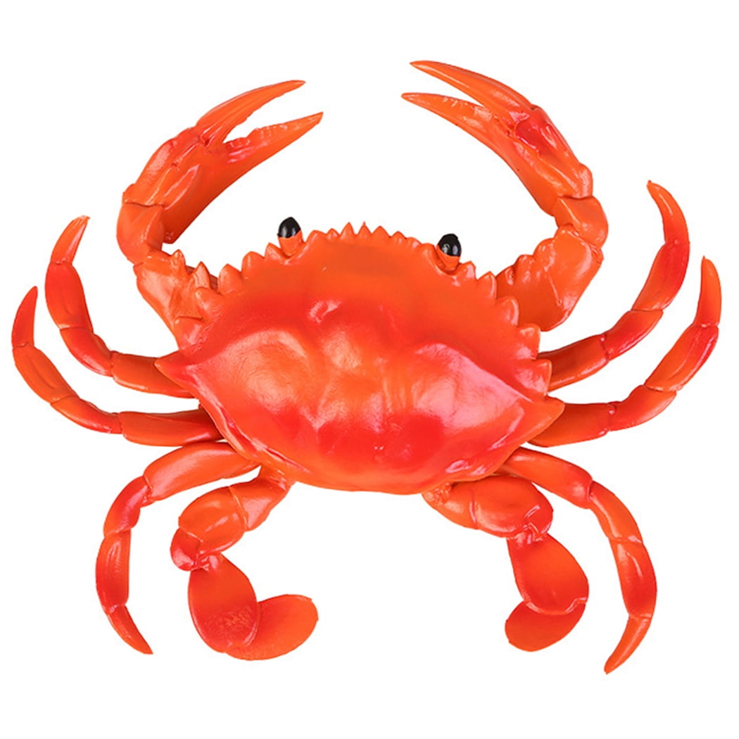 Sea Animals Figure Simulation Lobster Crab Display Prop Squeeze Toy for ...