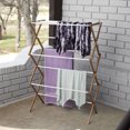Household Essentials Collapsible Bamboo Clothes Drying Rack - Walmart.com