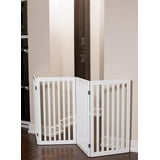 Internet's Best Indoor Large Hallway Foldable Stand Alone Puppy Gate ...