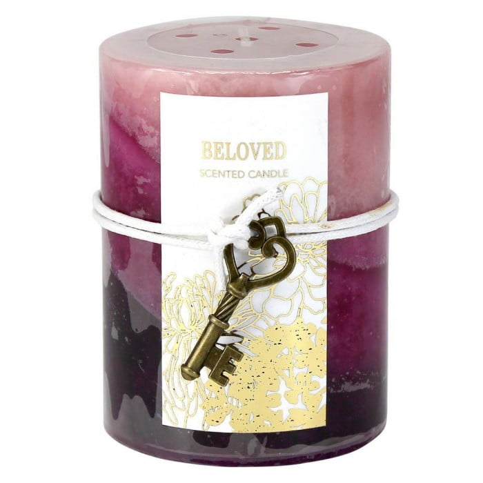 Home Locomotion Beloved Pillar Candle 3X4 - Walmart.com - Walmart.com