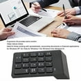2.4G Numeric Keypad,Numeric Keypad 18Keys Portable Number Numpad with ...
