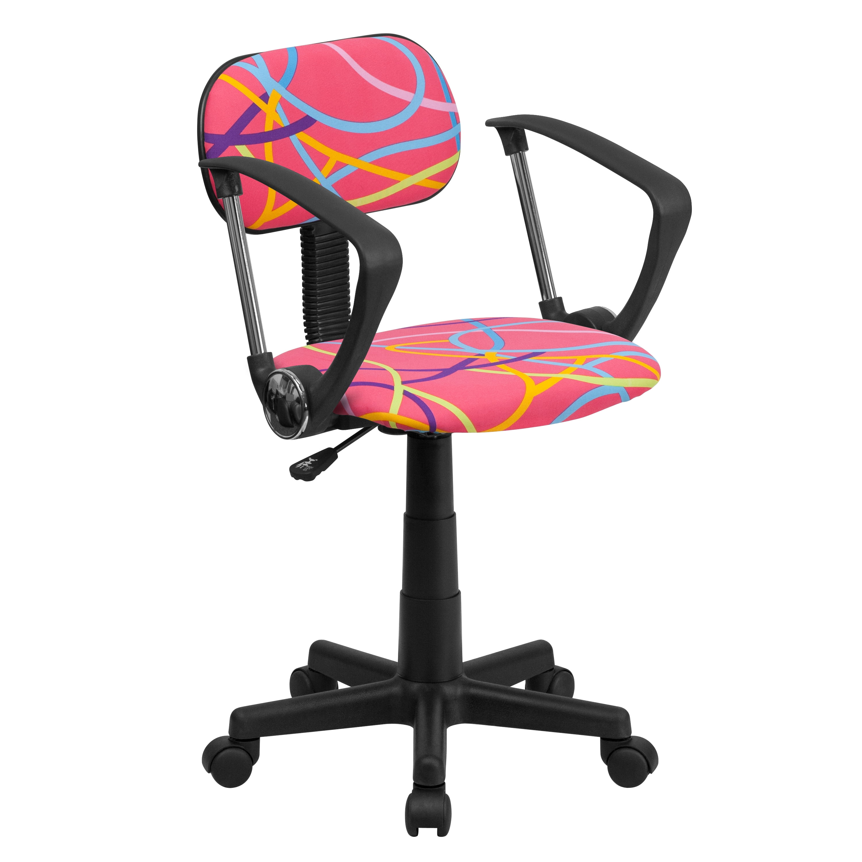 Flash Furniture Patterned Computer Chair with Arms - Walmart.com
