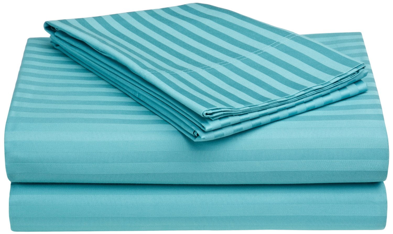 650-Thread Count 100% Egyptian Cotton Mediumweight Stripes Sheet Set ...