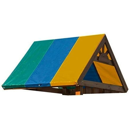 Colorful Swing Set Replacement Tarp Playground Canopy Collapsible for ...