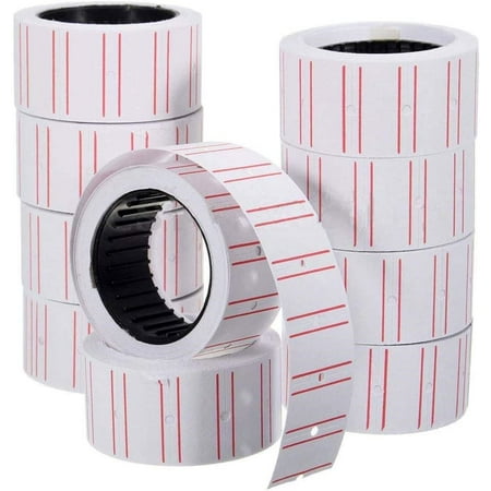 Tatum88 Sticker Price Tags Labels, White Price Gun Labels, Pricemarker ...