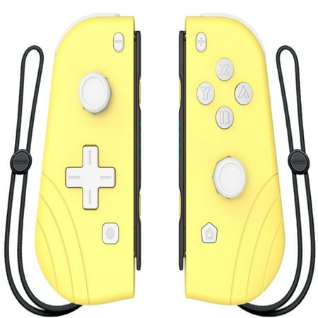 Switch Joy Con Wireless Gaming NS (L/R) Controllers Bluetooth Gamepad Pikachu yellow | Walmart ...