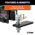 CURT 17200 Trailer Anti-Sway Bar Control Kit - Walmart.com
