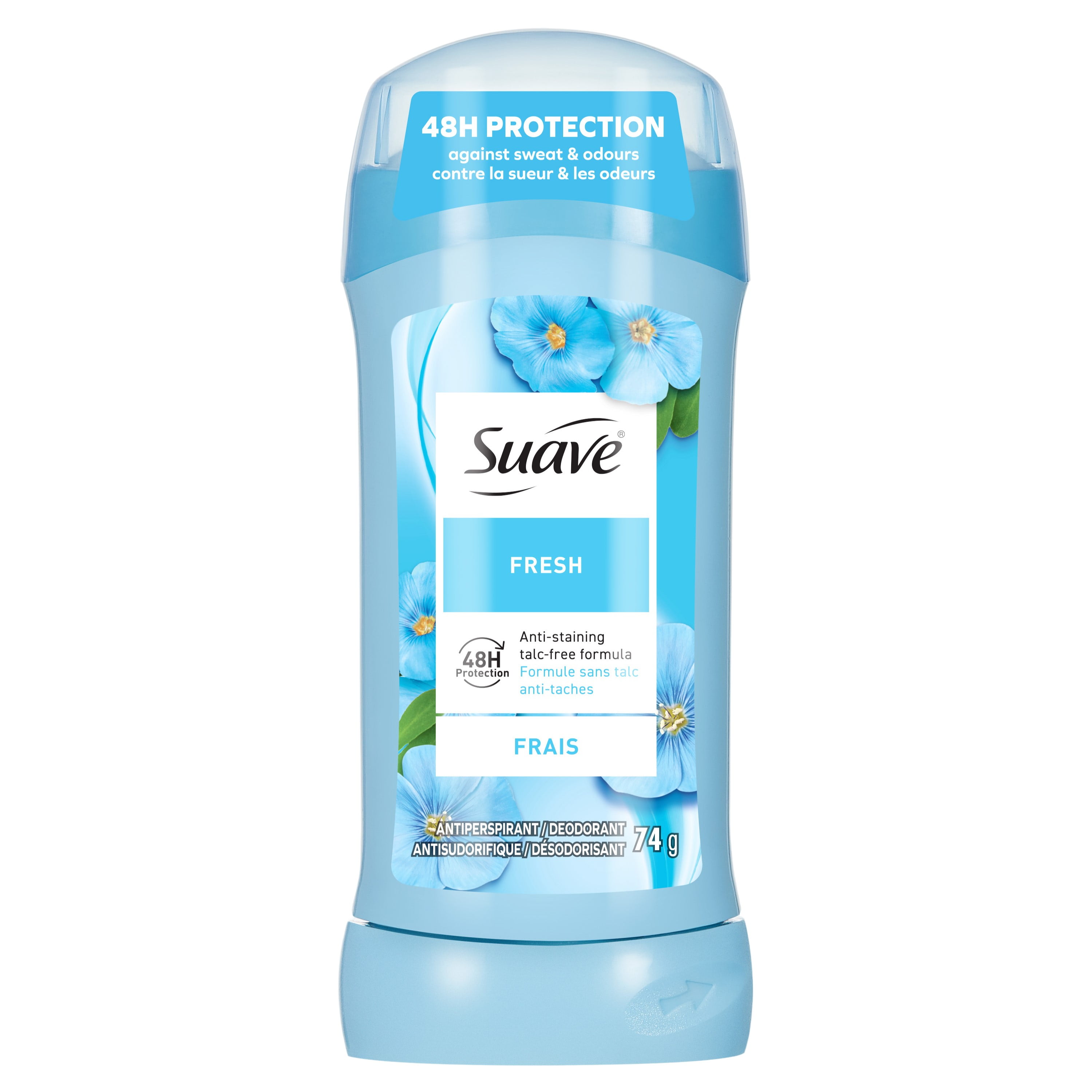 Suave Antiperspirant Deodorant For Women, 48hr Protection, Fresh, 74g ...