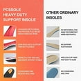 PCSsole Heavy Duty Arch Support Insoles,220+lbs Plantar Fasciitis ...
