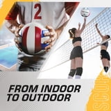 VETRA, Premium Soft Touch Volleyball, Blue/Red/White, PVC Cover, 1 Pack ...