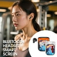 Bluetooth 5.4 Earphones LED Display Waterproof Wireless Earphones with ...