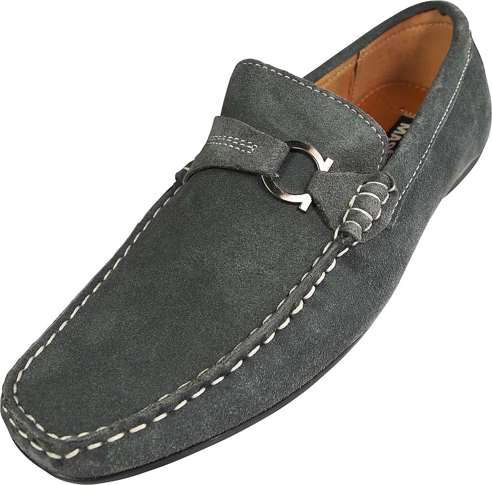 Masimo - Mens Slip On Casual Dress Suede Driving Moccasin - Driver Mocs ...