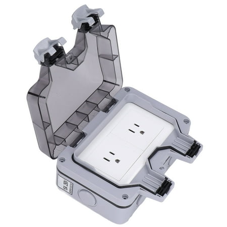 Gang Outdoor Socket,Outdoor Waterproof Socket Wall Gang Switched Socket ...