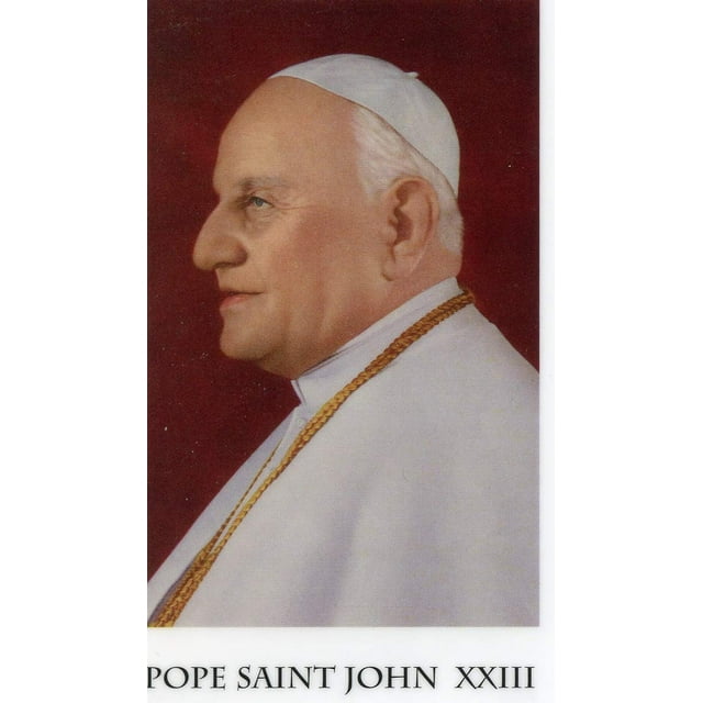 Pope St. John XXIII - Relic Laminated holy card - Blessed by Pope ...