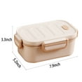 QTOCIO Storage Containers, Lunch Box, 1000 ML 3-Compartment 2 Layer ...