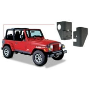 Bushwacker 07-18 Jeep Wrangler Trail Armor Rear Corners - Black ...