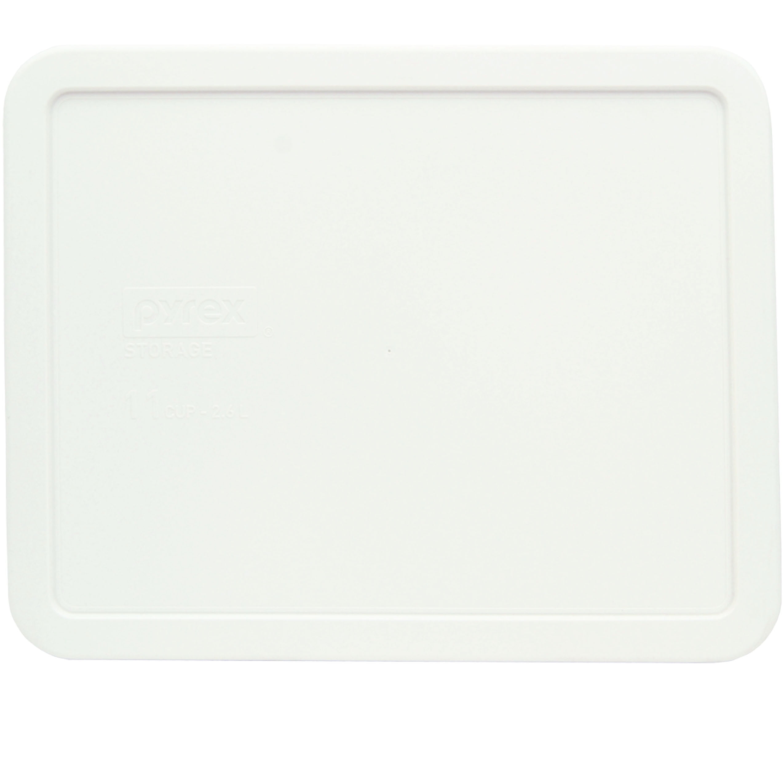 Pyrex 7212-PC White Plastic Rectangle Storage Replacement Lid - Walmart.com