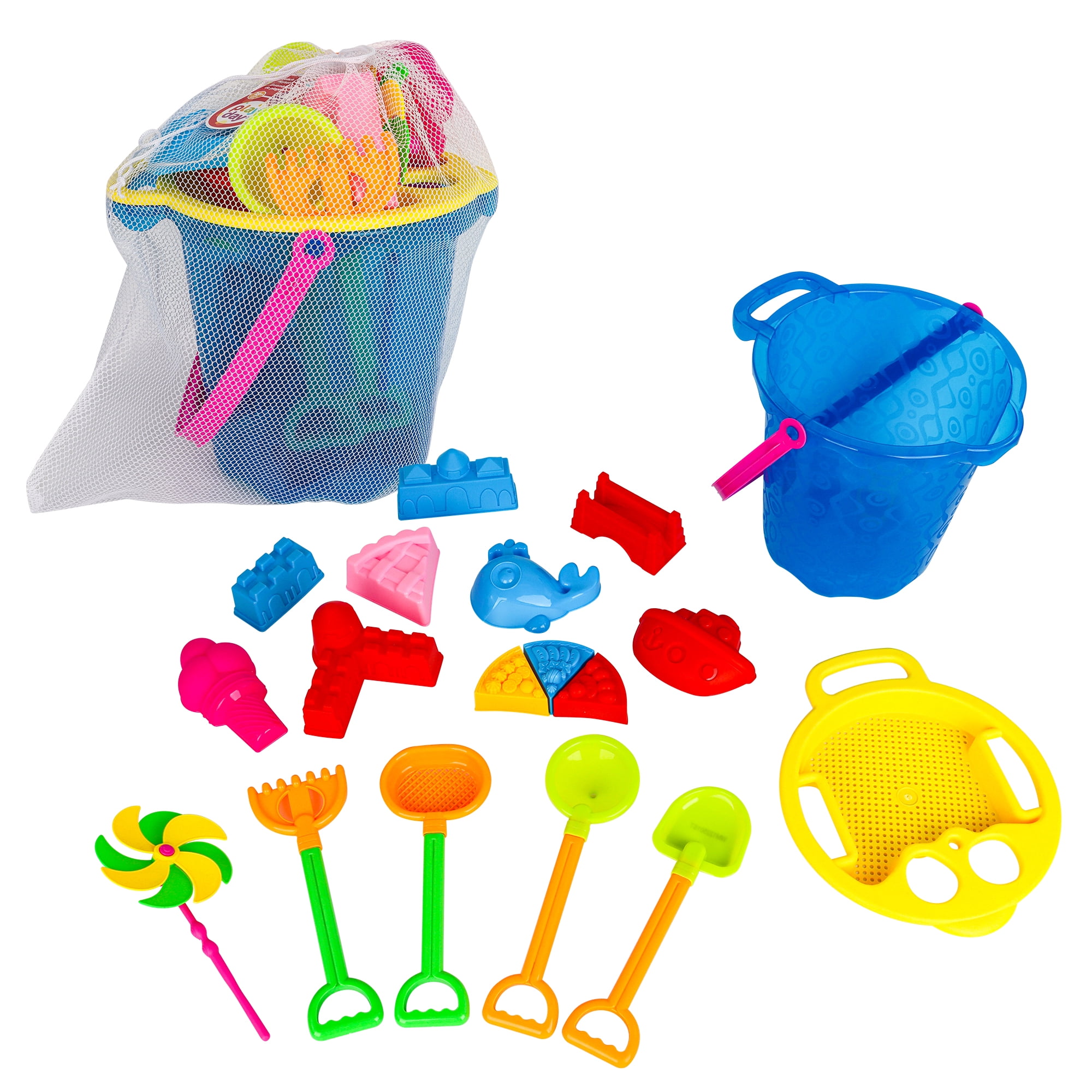 Click here for Play Day Sand Beach Bucket Playset (18pcs)  Playda... prices