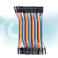 10Pcs Jump Wire Multicolor Female to Female Connecting Cable for ...