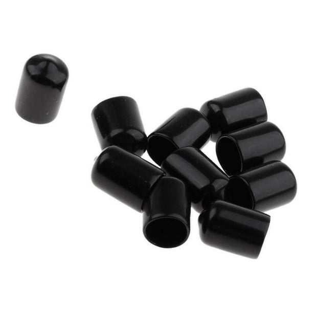 10 Pieces Billiards Pool Cue Tips Rubber Protector Tips Protector ...