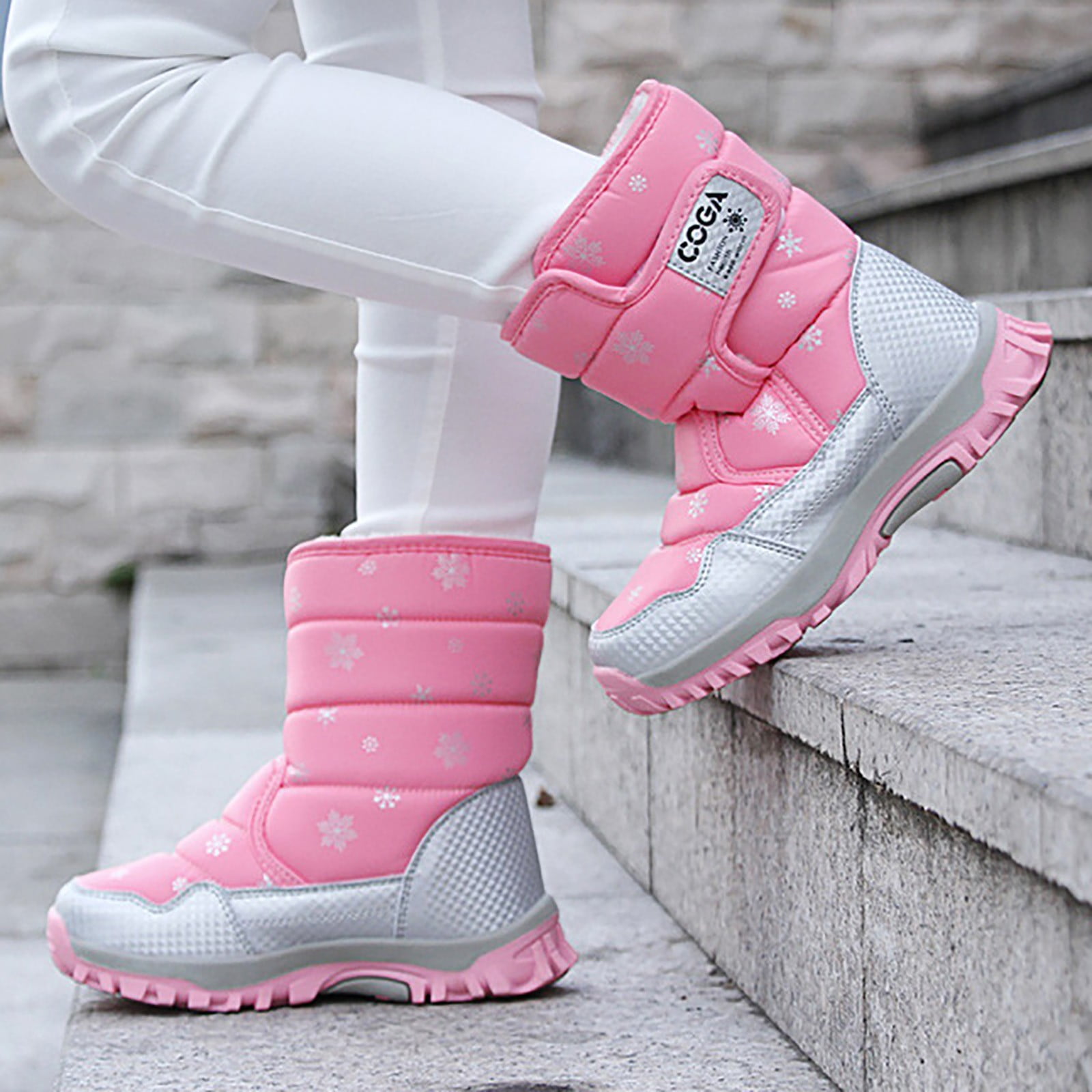 Click here for Bmisegm Children Snow Boots Shoes Winter Boots Fas... prices