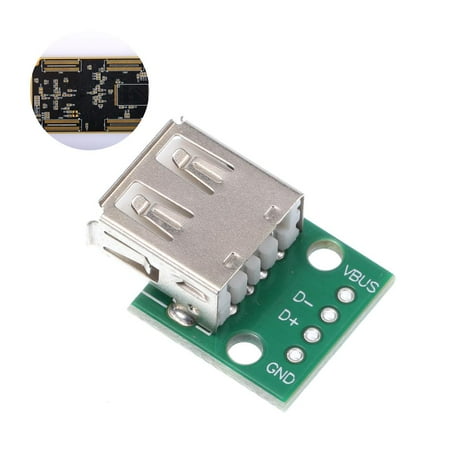 (10Pcs set) USB A-Type to DIP Adapter Board to DIP2.54mm 4-Pin USB-A ...