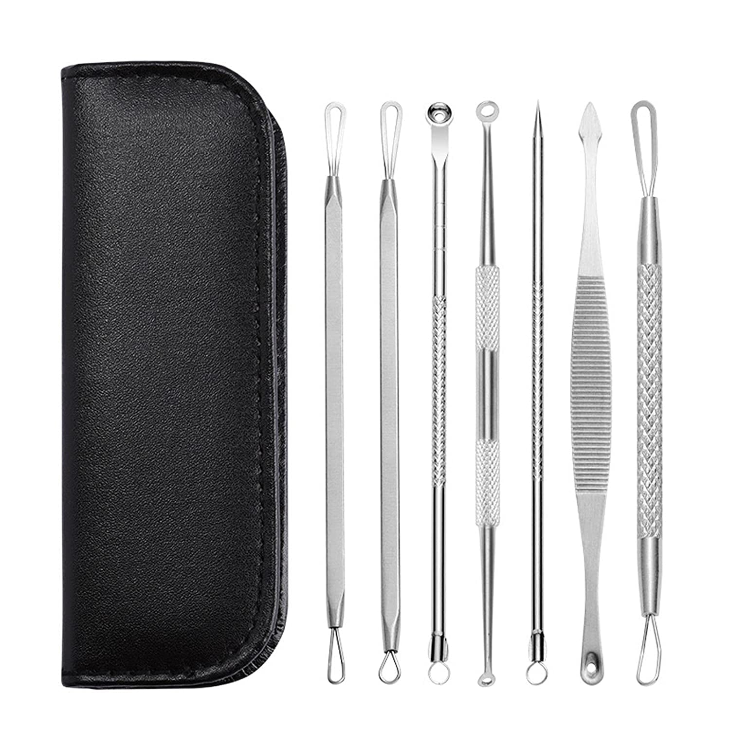 7 Pcs Blackhead Remover Tool Acne Removal Kit for Blemish Whitehead ...