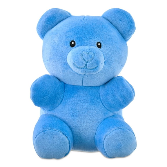 Small Heart Polka Dot Bear Plush, Light Blue, 7.5", Valentine's Day by ...