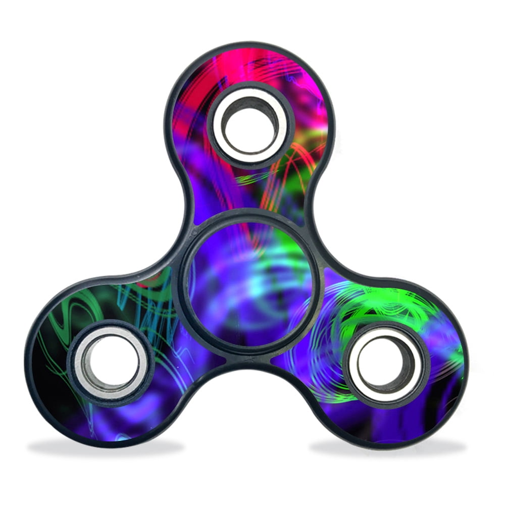 Skin Decal Wrap Compatible With Fidget Spinner Hand Tri Fydget toy ...