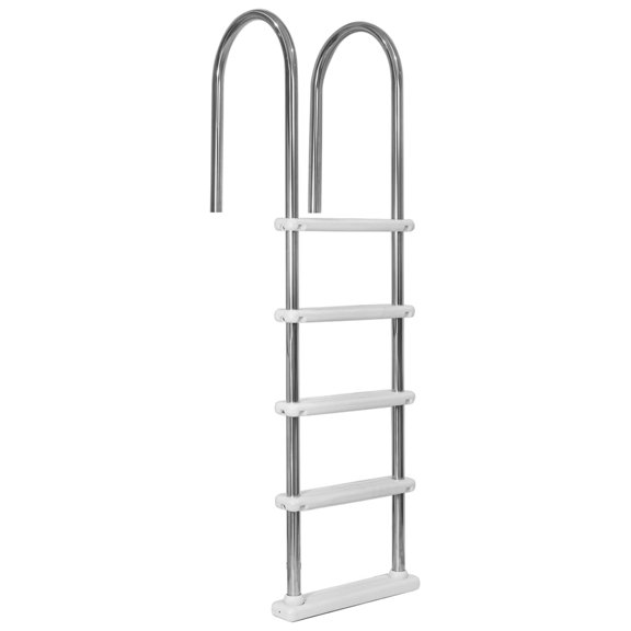Miumaeov 4-Step Heavy Duty Steel Pool Ladder, Handrail, 450 lbs Load ...