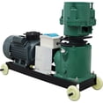 Chicken Feed Pellet Mill Machine 4mm Electric Animal Feed Grinder Three ...