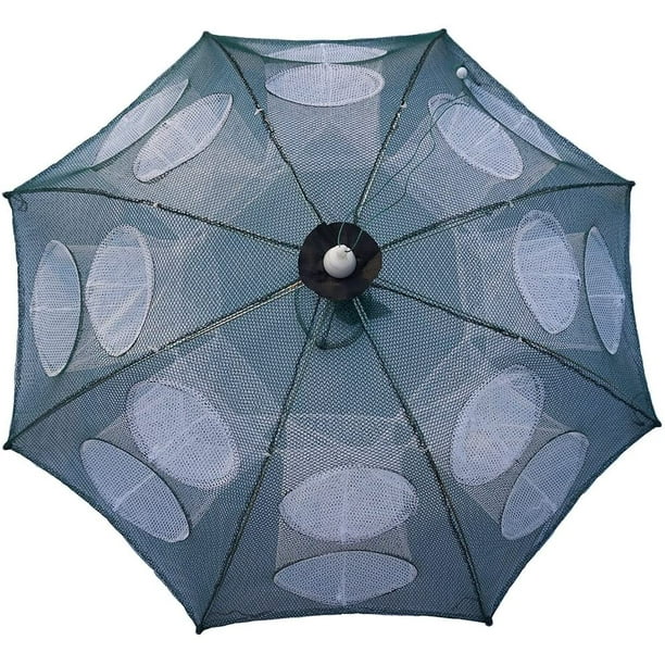 Fishing Net Trap Portable Folded Foldable Crab Net Cast Dip Bait Fish ...