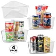 Sorbus Wedge Storage Bin Organizer 4-Pack for Lazy Susan Corner ...