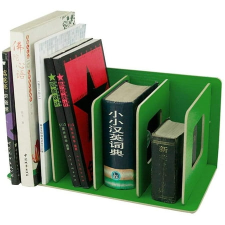 Desk File Organizer Wood?Bookends?Filing Rack Books Magazine Holder ...