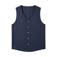 Ceisia Mens Shirts Sleeveless Button Up Cardigan Mens Dress Shirts ...